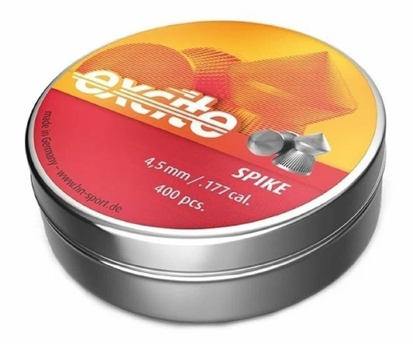 Пули H&N "Excite Spike", калибр 4,5 мм, для тренировочной и спортивной стрельбы, 400 шт.