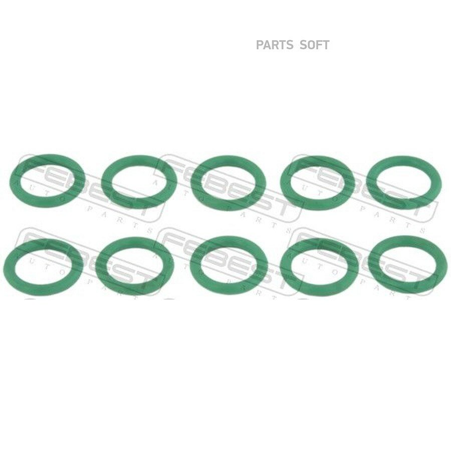 FEBEST RINGOL-043-PCS10 кольцо уплотнительное трубки Г. У. Р. Комплект (10 шт. в уп./цена за упаковку) OPEL ASTRA H 2004-2010