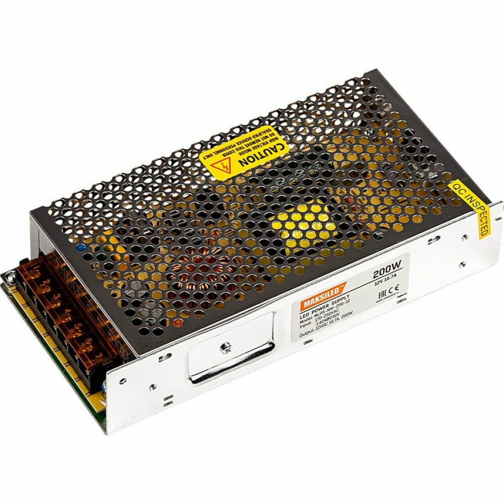 Блок питания MAKSILED MLPS-NW-200-12