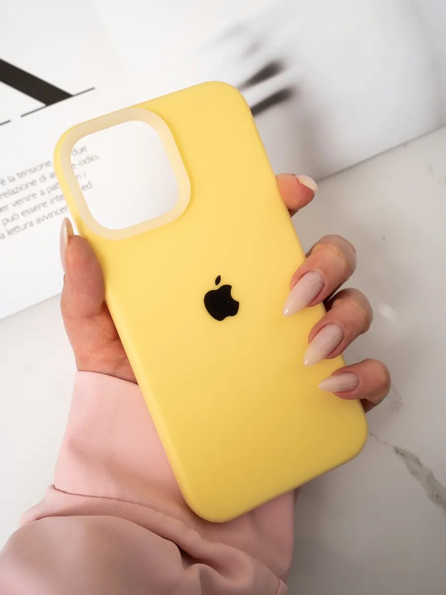 Чехол О'кейси "Пинтерест", для iPhone 13 Pro, защита камеры, желтый