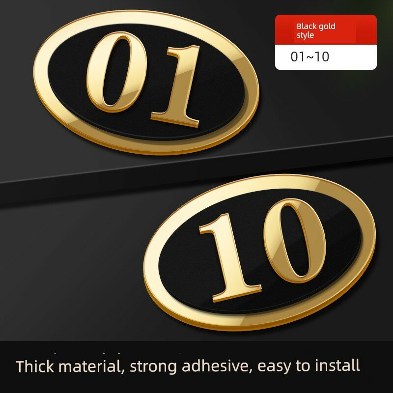 Трехмерные номерные таблички, акриловые номерные таблички для столов, пронумерованные билеты, таблички с