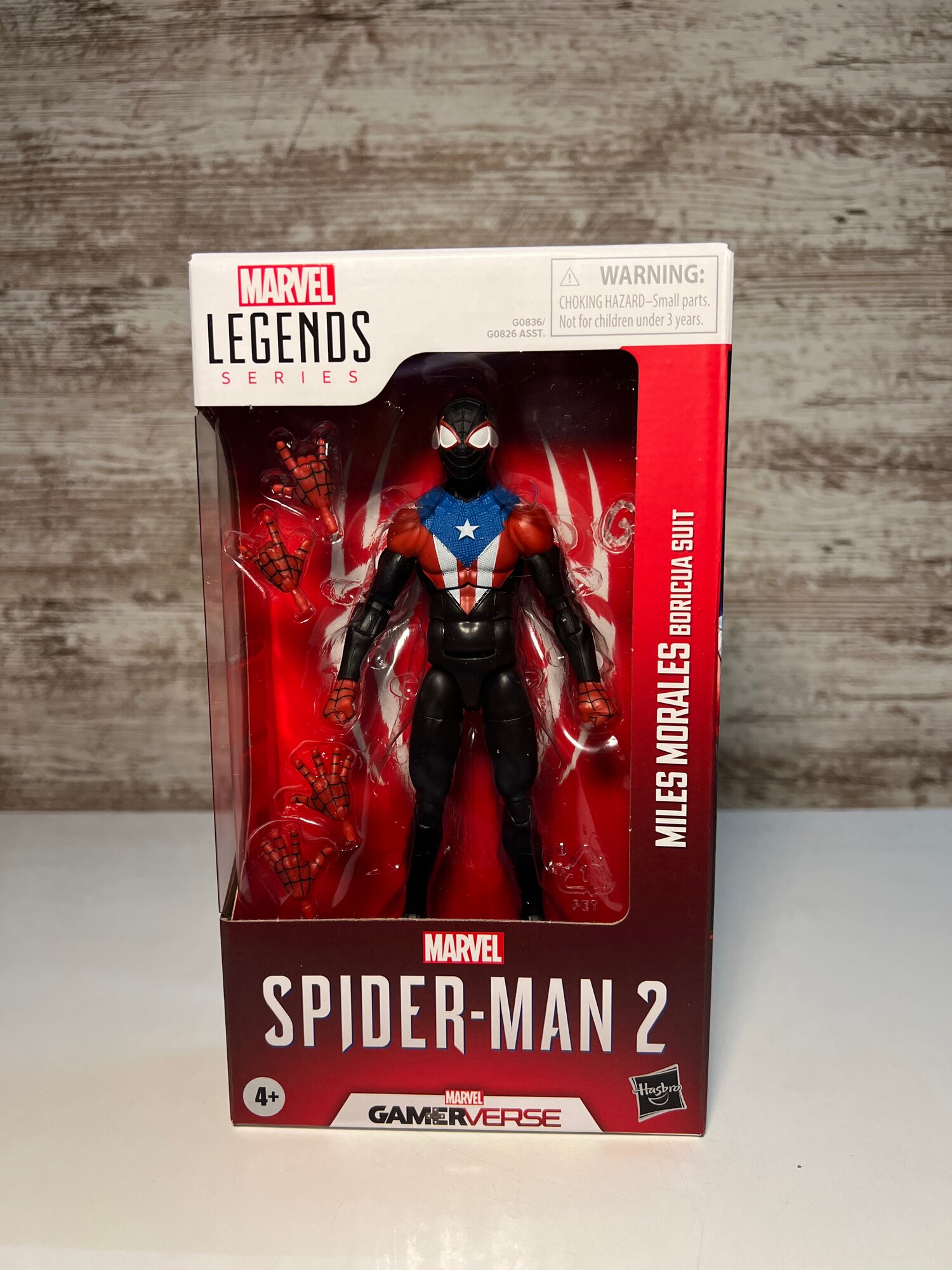 Фигурка Марвел Майлз Моралес, Человек- паук, Marvel Spider-Man, Miles Morales, Boricua suit, 16 см, от Hasbro