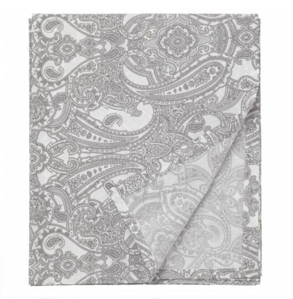 JATTEVALLMO Простыня икеа, белый/серый 150x260 см (70436598)