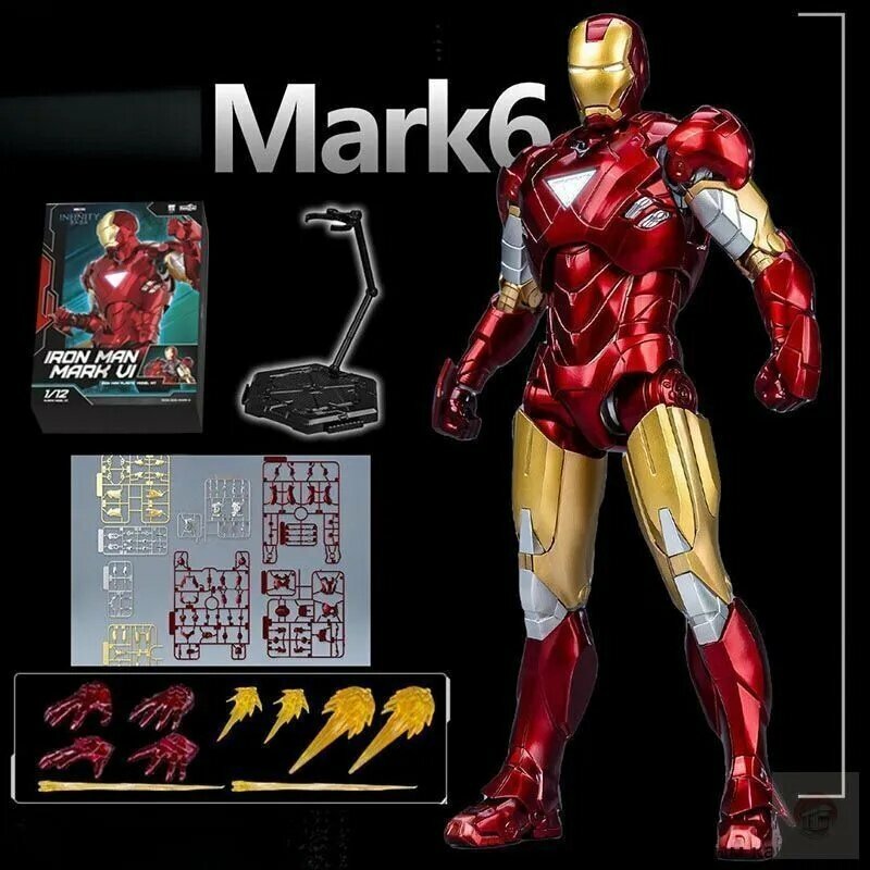 Fondjoy 1/12 Mark6 Железный человек Сборная модель Игрушка