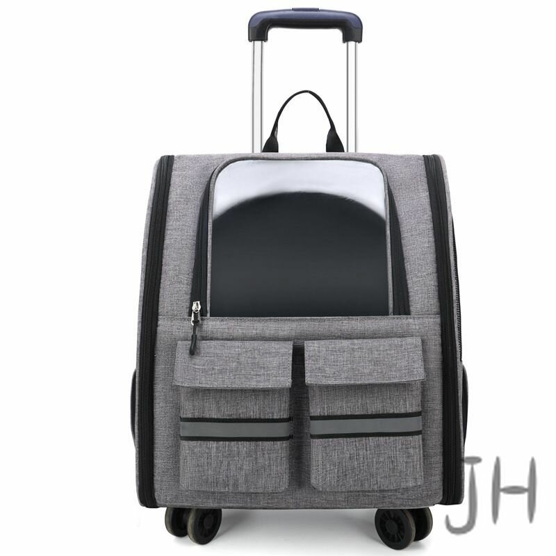 Сумка рюкзак переноска на колесах большая для животных кошек и собак