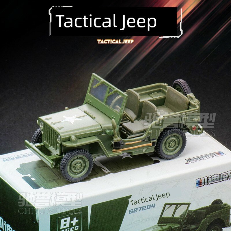 Тактическая Джип Машина 1:43 Масштаба Военная Миниатюрная Модель