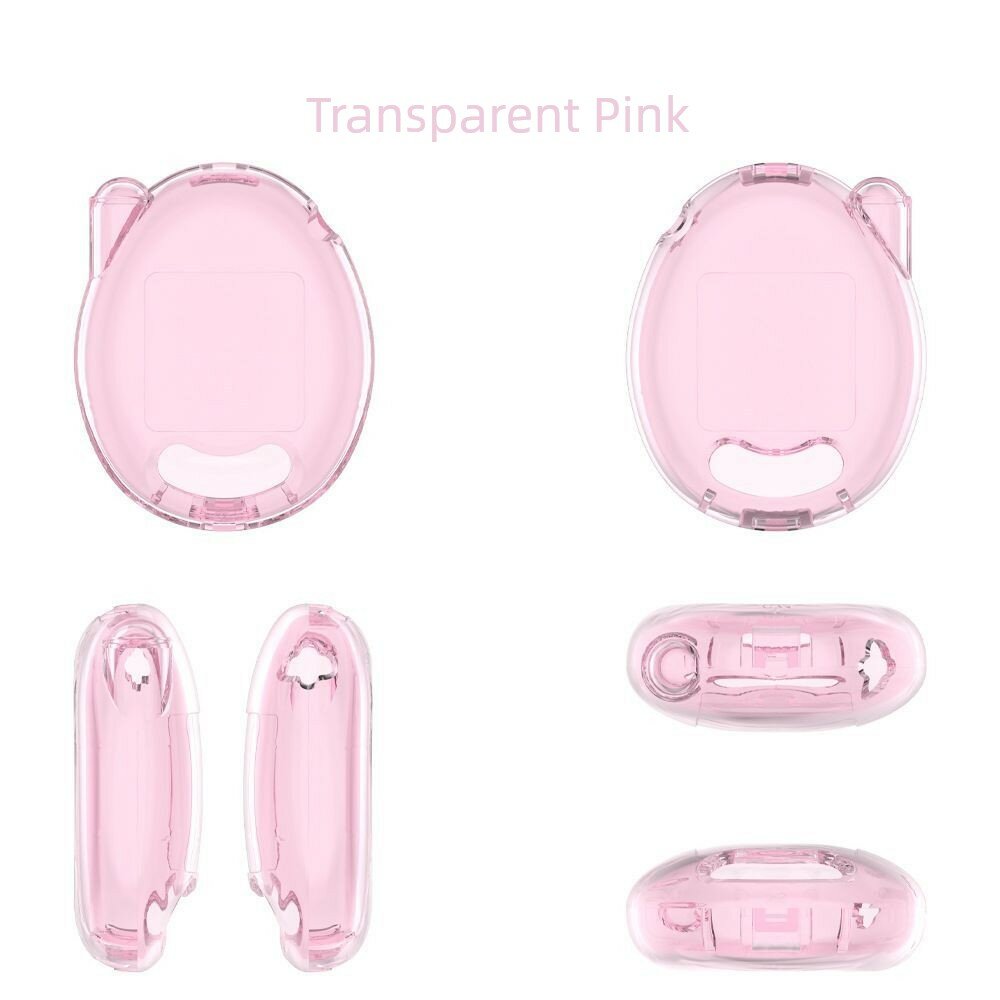 Подходит для защитного чехла для устройства Bandai Tamagotchi Connection Pet Machine V3. Прозрачный розовый (только