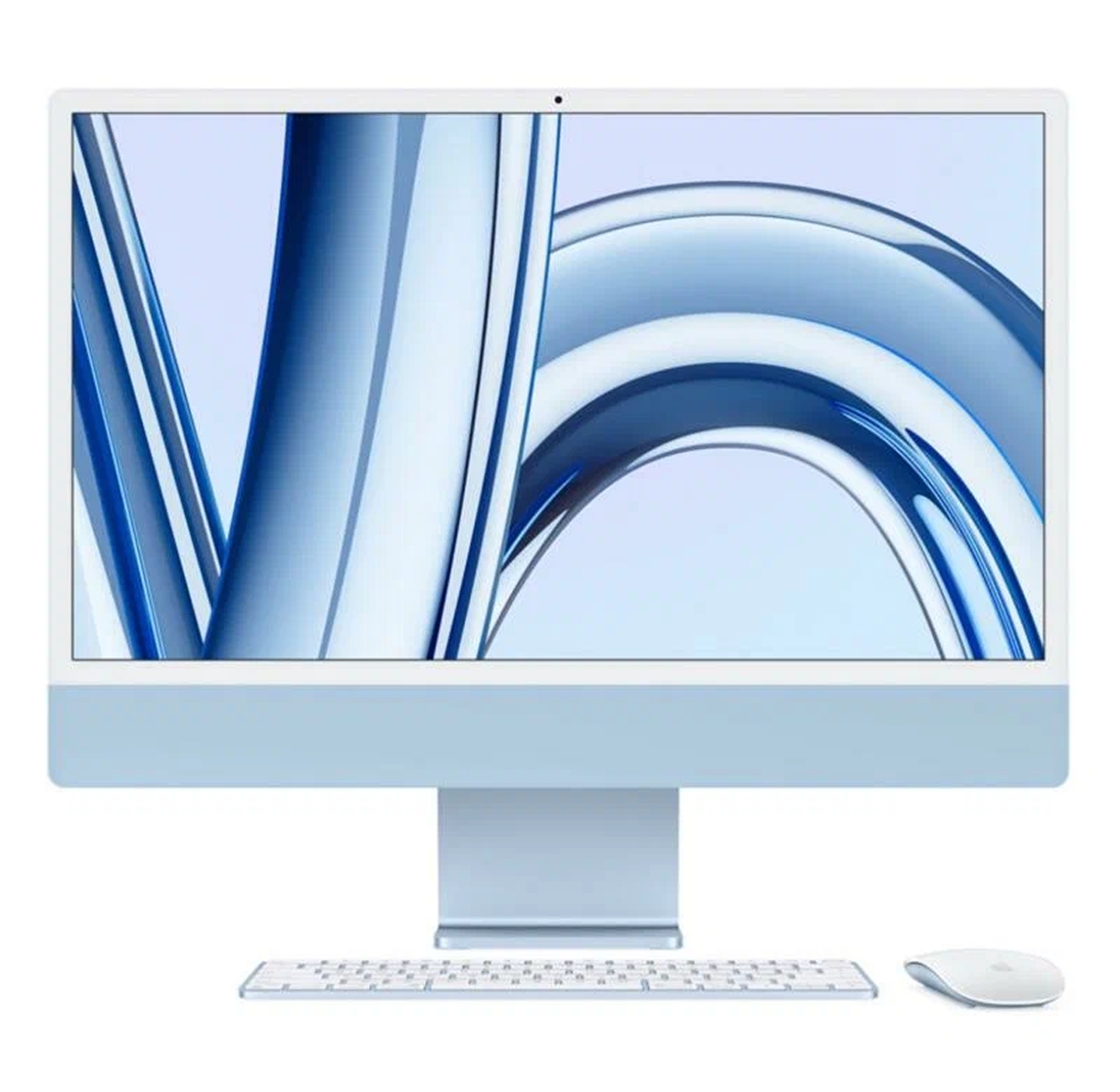 Моноблок Apple iMac 24 (Retina 4,5K, M3, 8C CPU, 8C GPU, 8Gb, 256Gb SSD), MQRC3, Blue