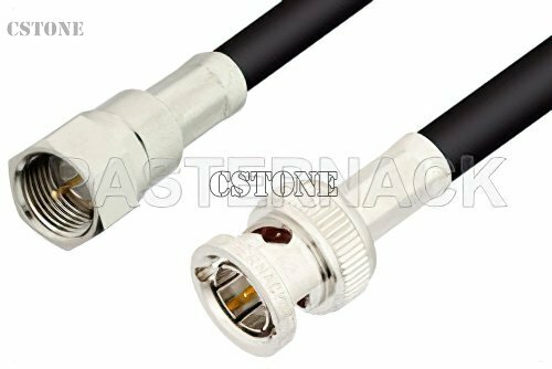 75 Ohm BNC штыревой к 75 Ом F штыревой кабель используя 75 Ом RG59 коаксиальный с термоусадкой