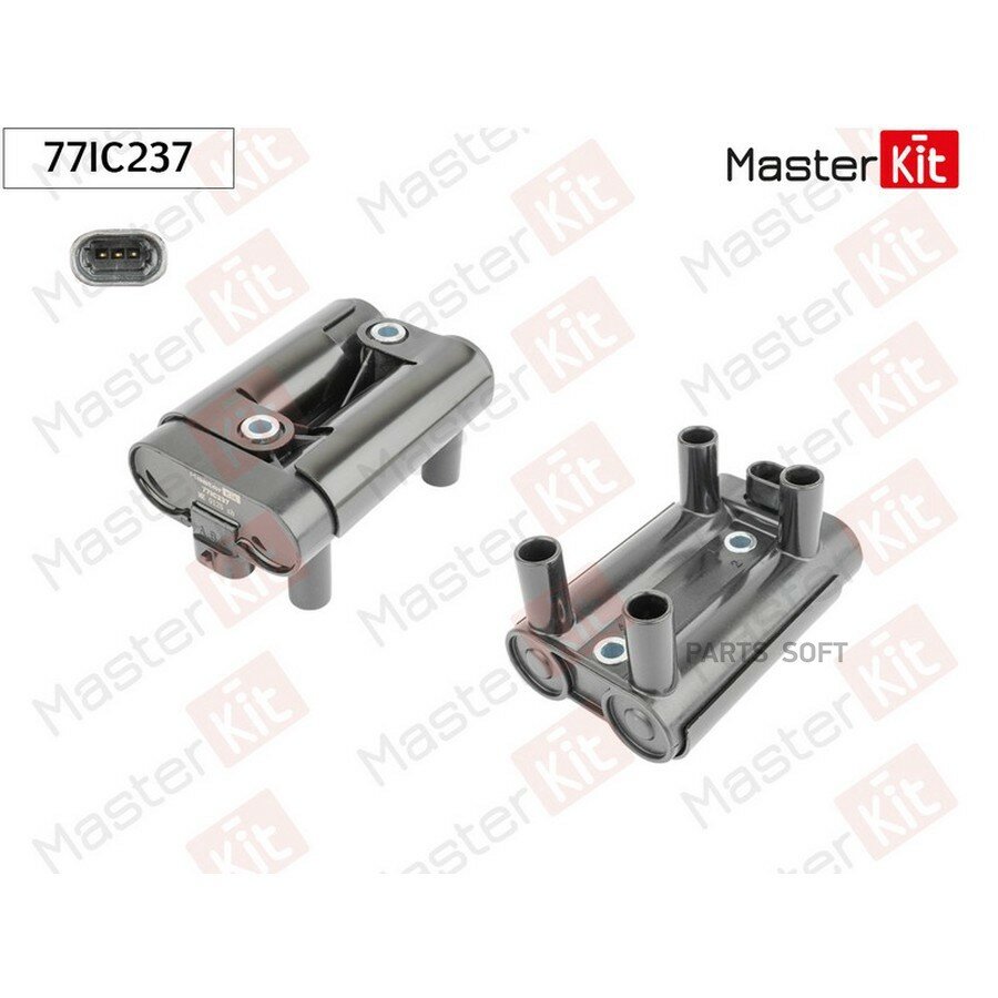 Катушка зажигания GREAT WALL HOVER H3/H5 4G63S4M/4G64S4M/4G69S4N MASTERKIT 77IC237 | цена за 1 шт