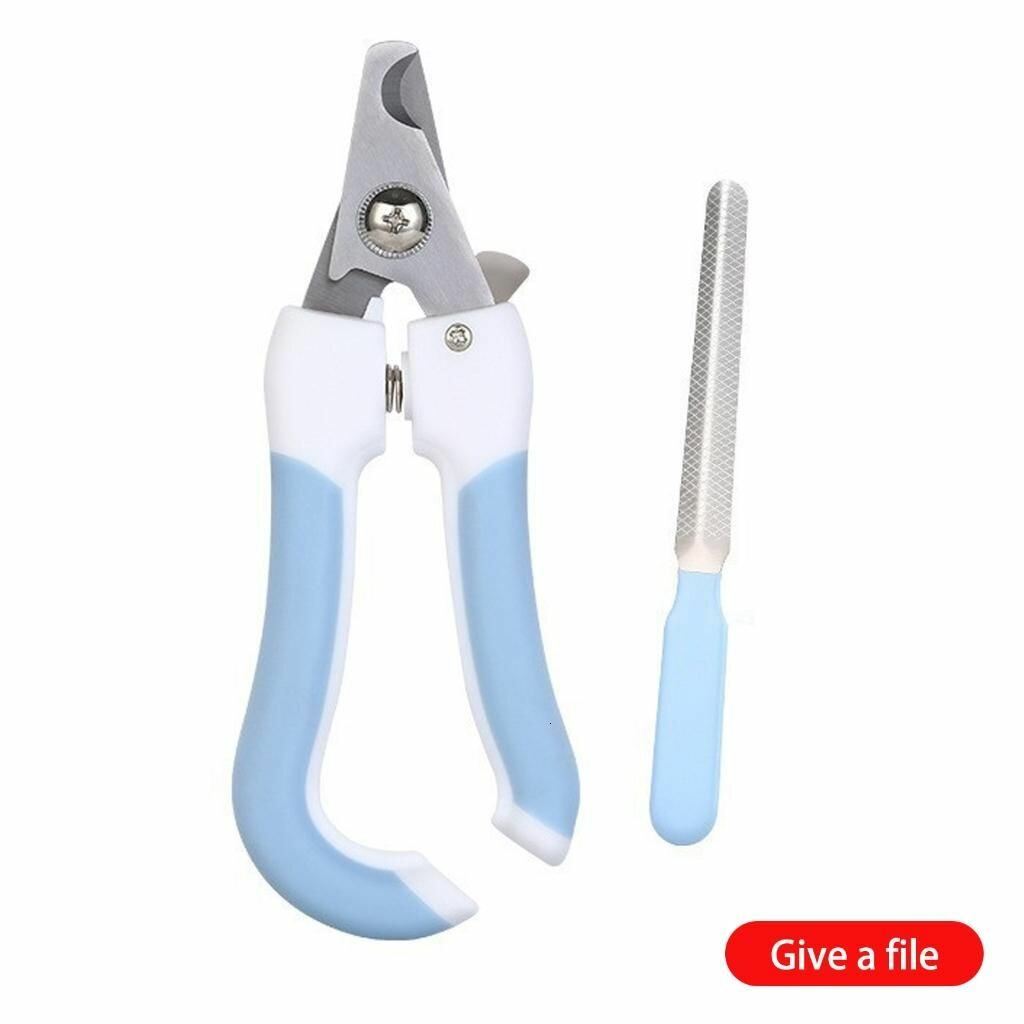 Пилочка для когтей у собак и кошек, домашний инструмент для ухода, Синий - Большой костюм OPP