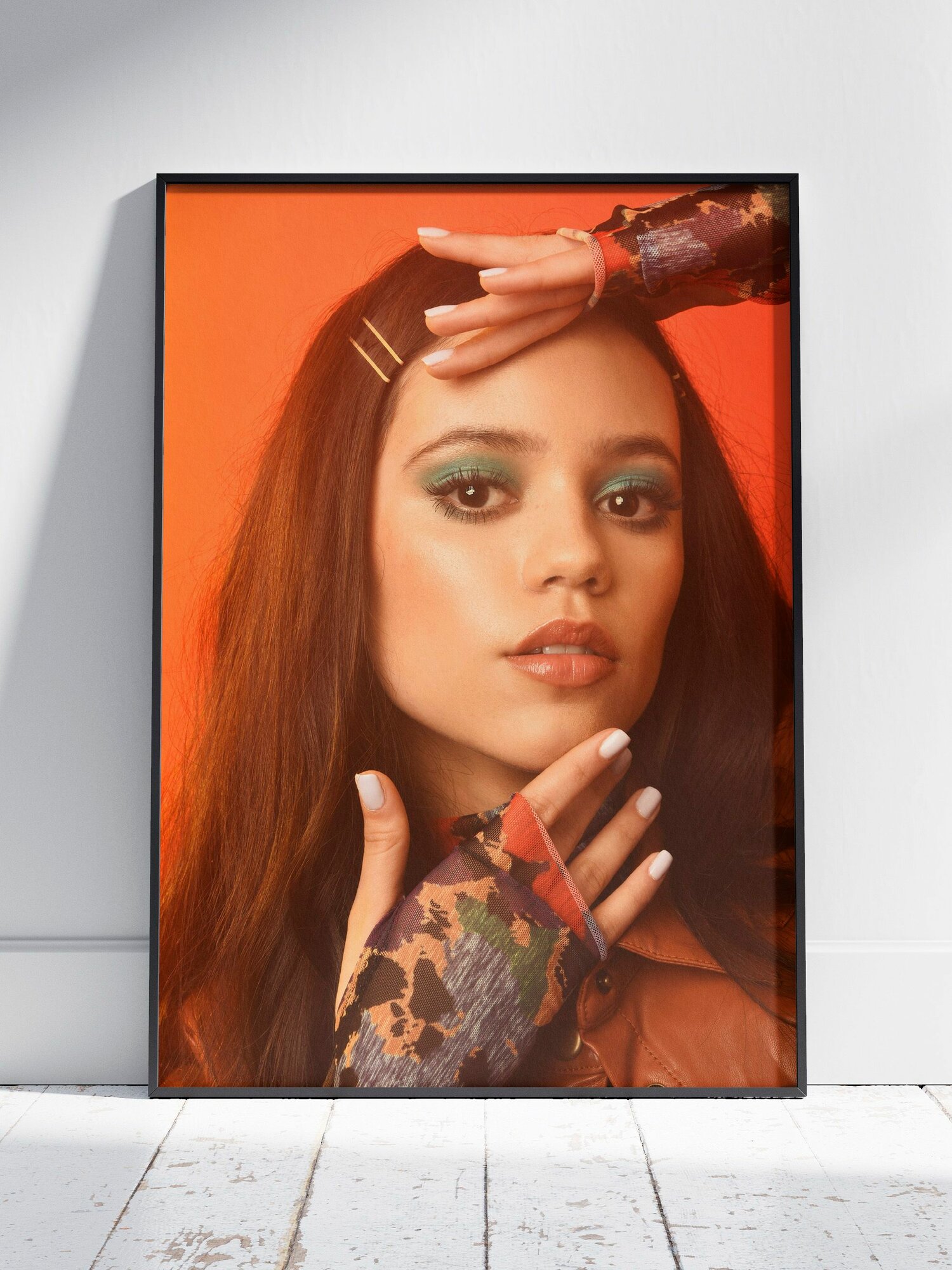 Плакат на стену для интерьера Дженна Ортега (Jenna Ortega 7) - Постер по актеру фильма, кино, сериала формата A4 (21x30 см)