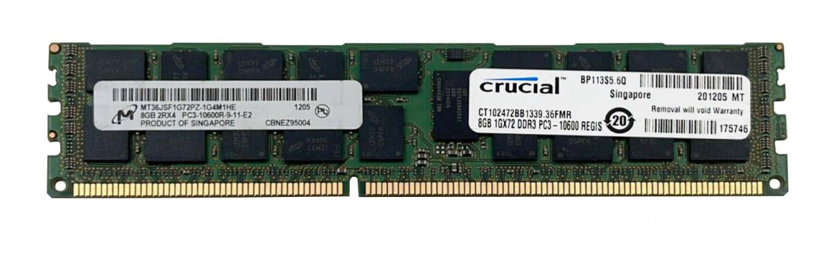Оперативная память Crucial CT8G3ERSDS4186D DDRIII 8GB