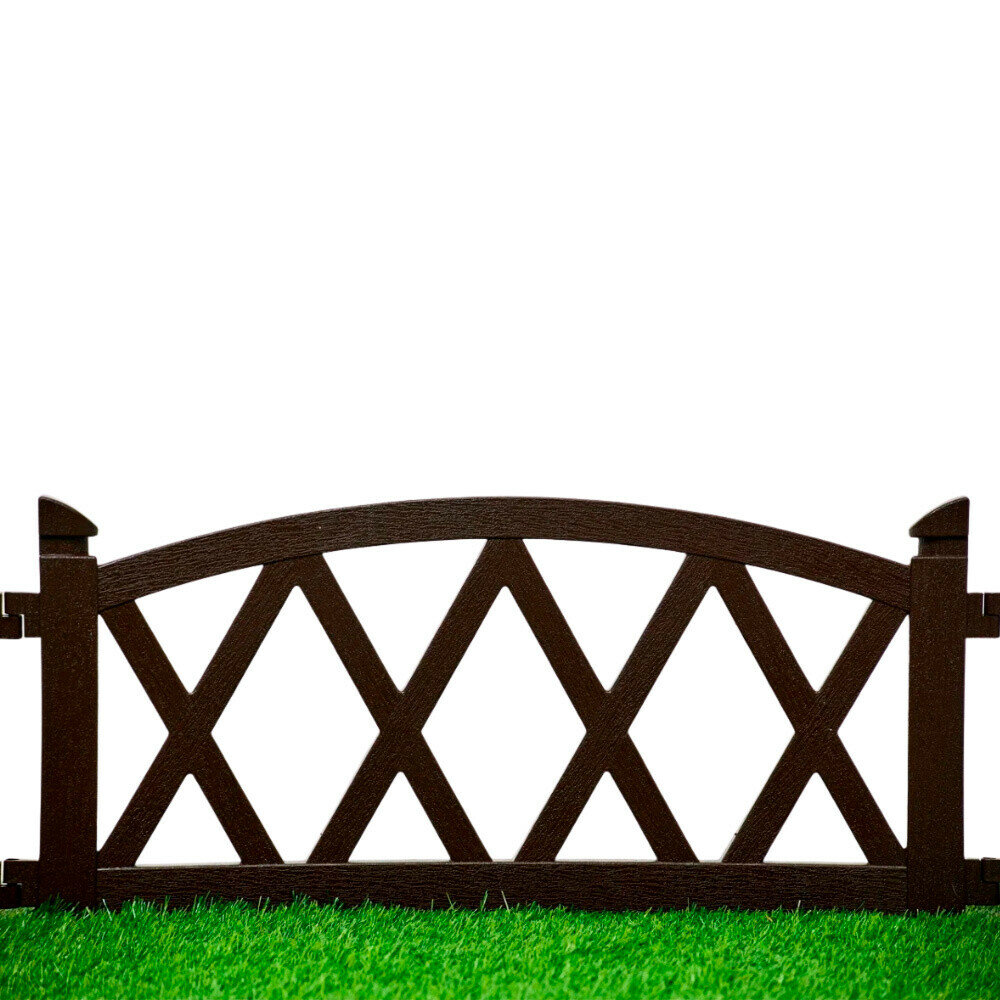 Забор декоративный Standartpark Арка 0,26х0,6 м 0,91 кг сборный коричневый