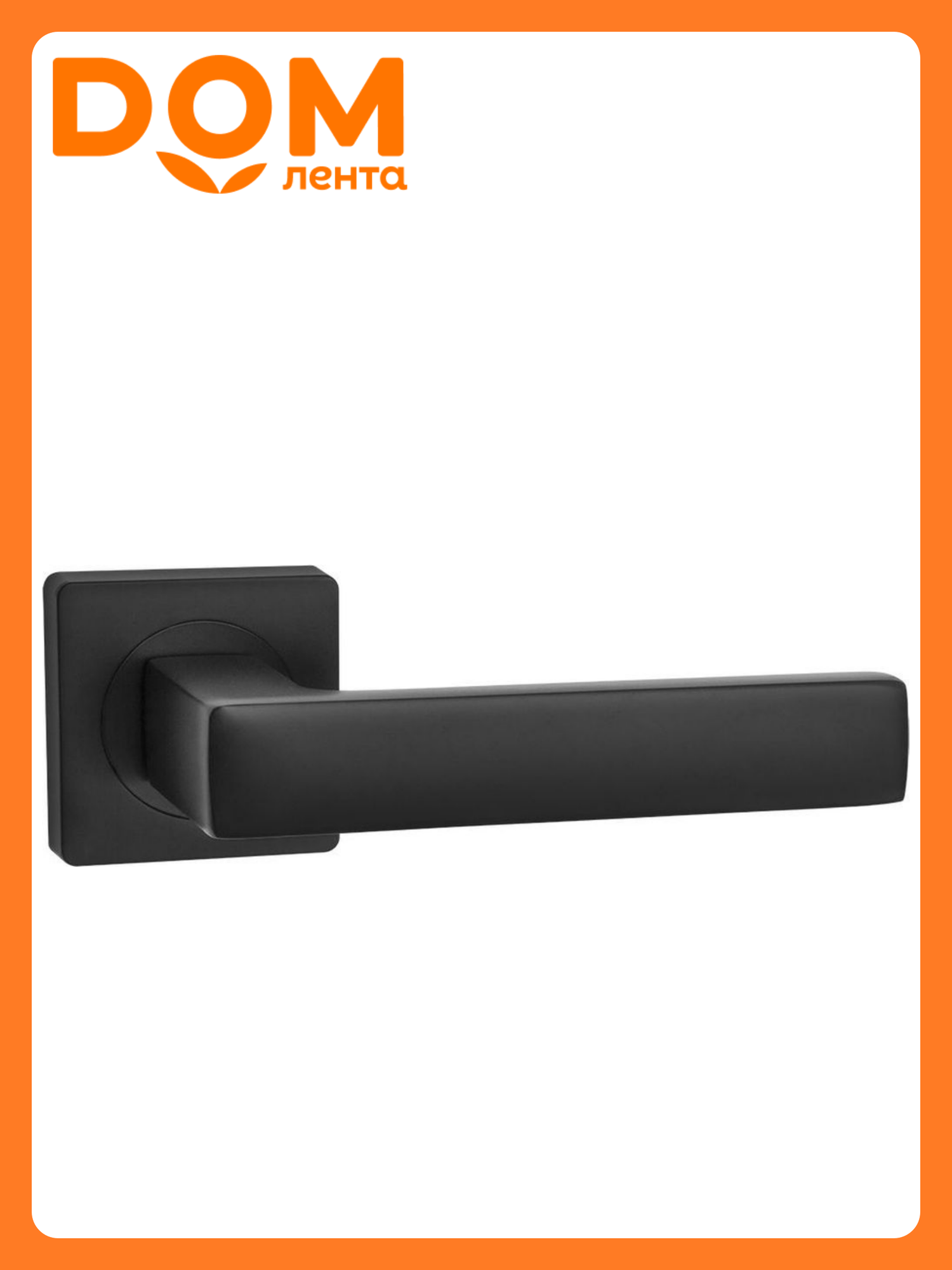 Дверная ручка раздельная K. JK51. OPTIMA (OPTIMA JK) BL-24 черный