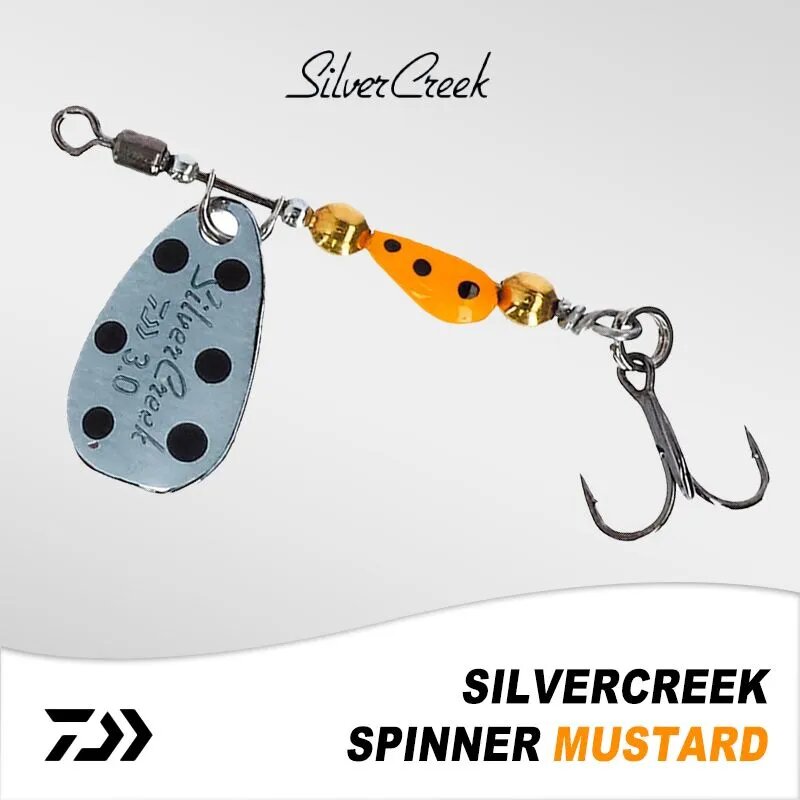 Блесна вращающаяся Daiwa Silver Creek Spinner (со смещенным центром тяжести)