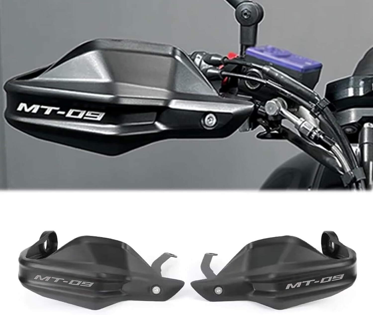 Защита руля и ветровое стекло для Yamaha MT-09/MT-09 SP/FZ09 2024-2025, комплект