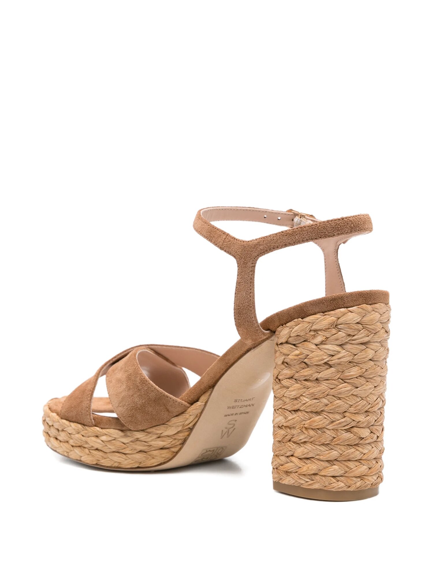 Босоножки Stuart Weitzman Suede sandals, размер 38.5, разноцветный — фото 1