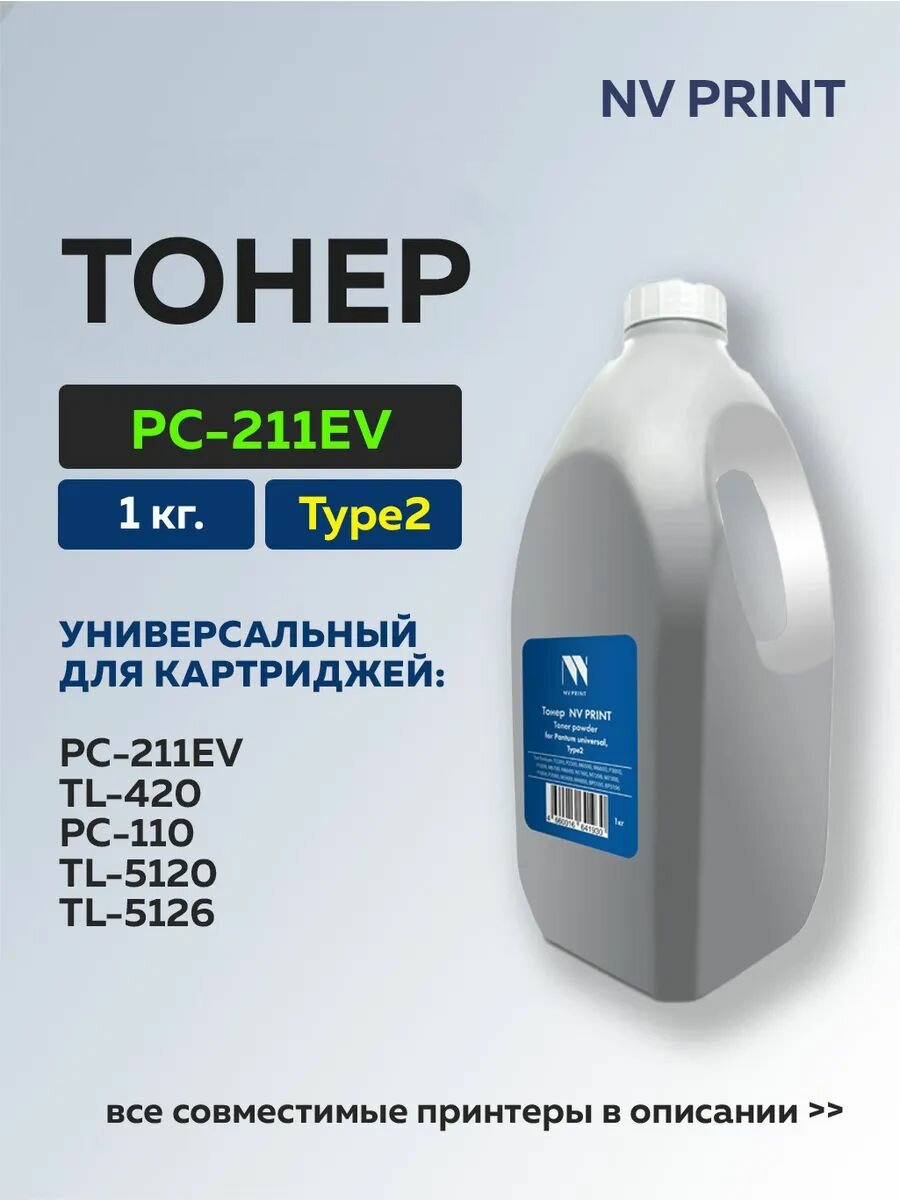 Тонер для Pantum M6500W P2500W (PC-211EV, TL-420, TL-5120, TL-5126)