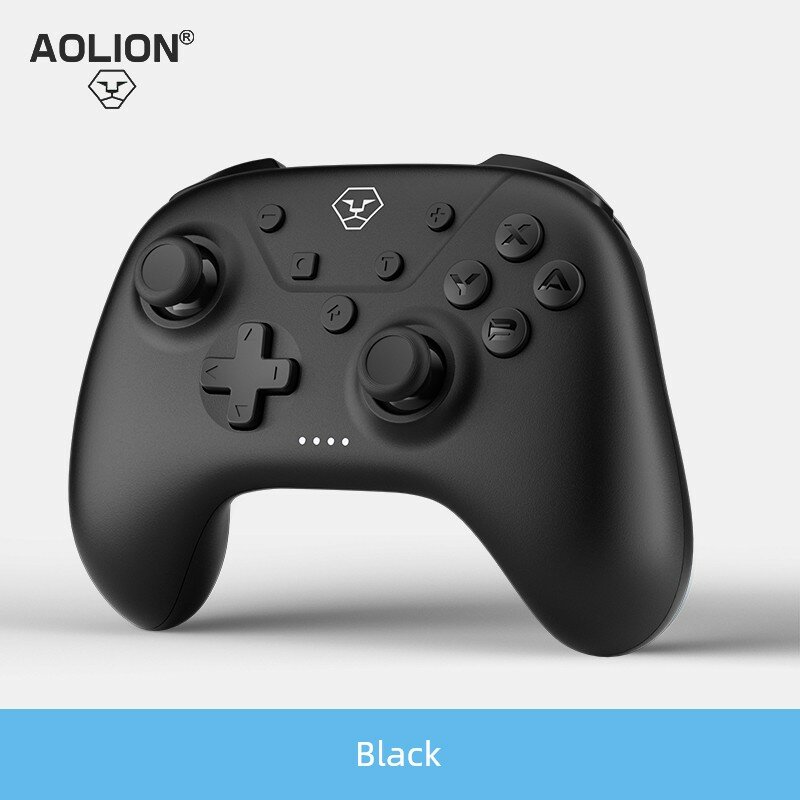 Беспроводной Bluetooth-контроллер для Nintendo Switch и Steam PC, черная Pro-версия с эргономичной формой