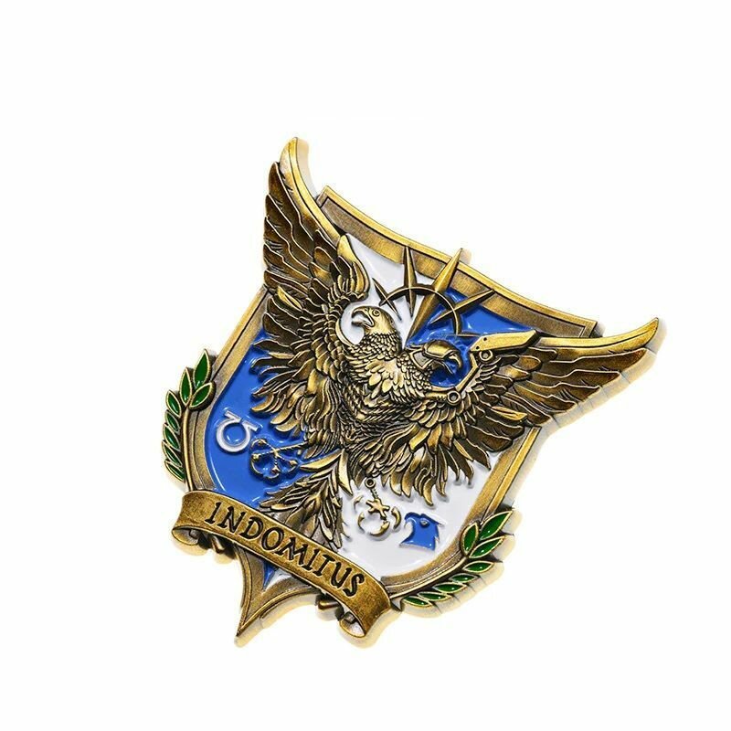 Значок Warhammer 40k Indomitus Crusade — медаль кампании в память Индомитусского крестового похода — сувенир фанату