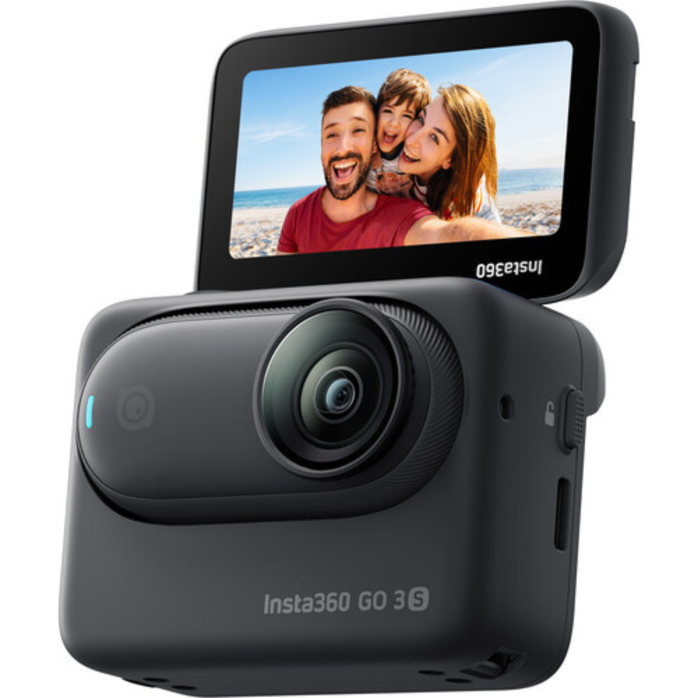 Экшн-камера Insta360 Go 3S, 64Гб, водонепроницаемая, цвет чёрный