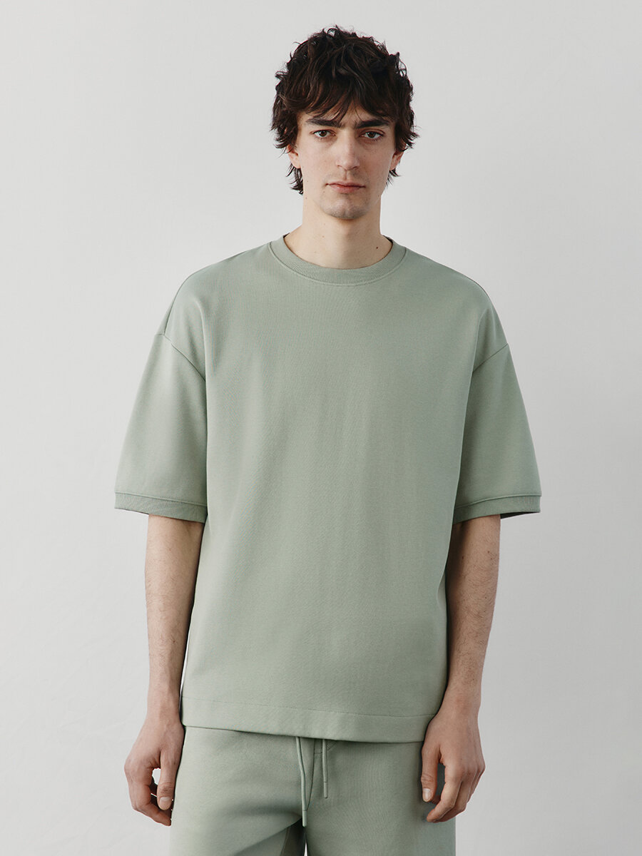 Футболка прямая из футера