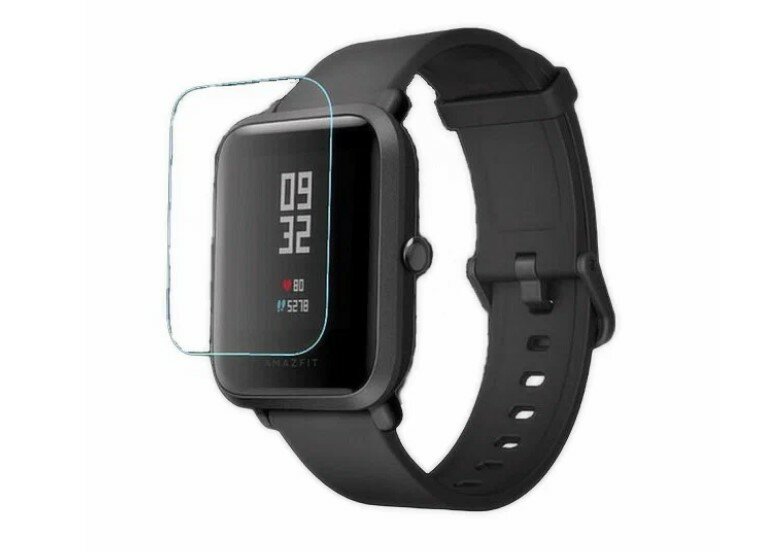 Защитная пленка MyPads для смарт-часов Amazfit Bip (A1608)/ Amazfit Bip Lite (A1915) глянцевая
