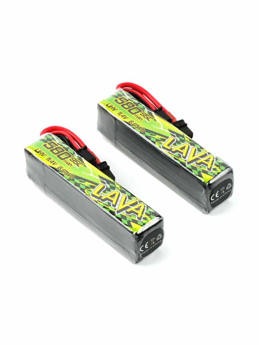 Аккумуляторы LiHV BetaFPV LAVA II (3S, 580mAh, 95C, XT30), 2шт.