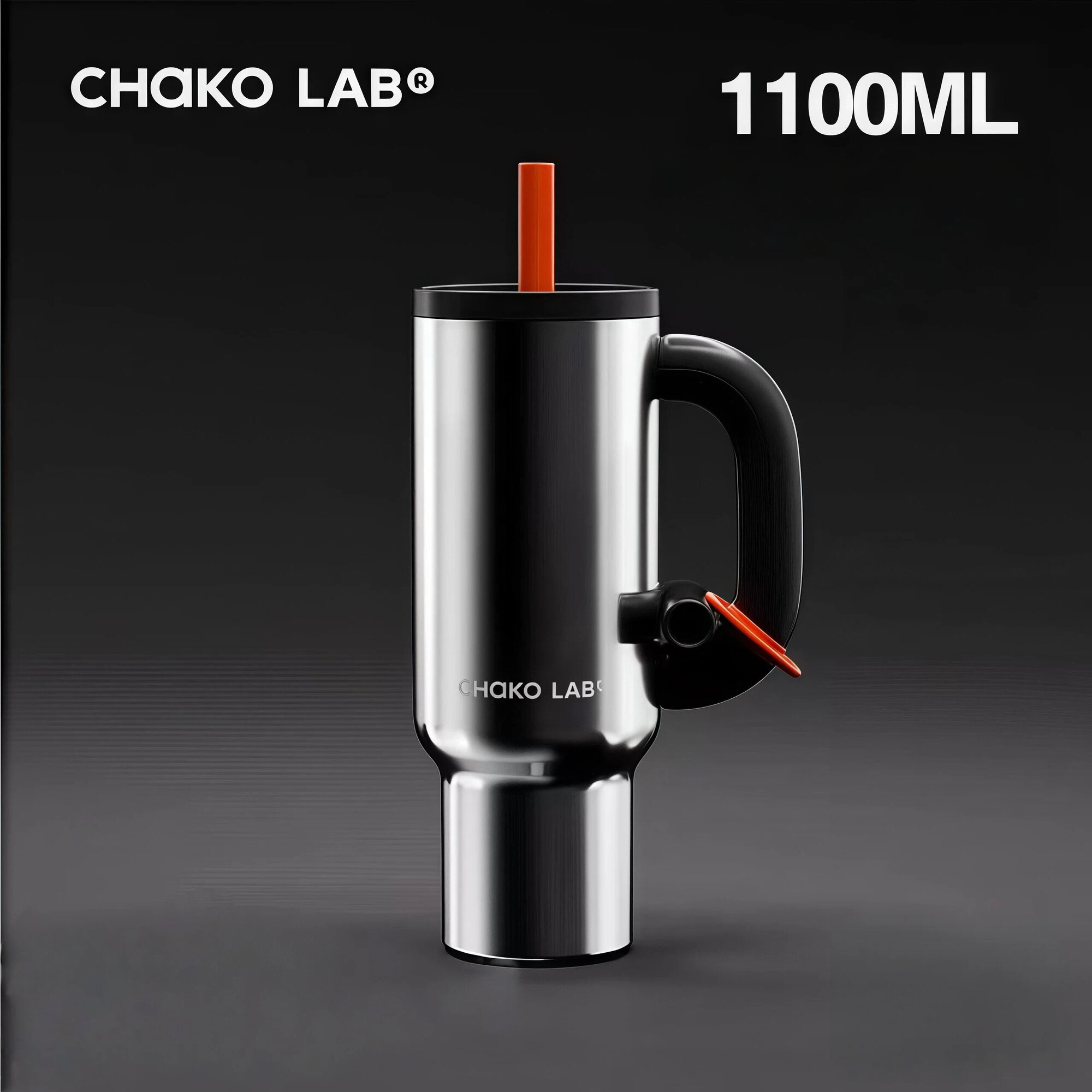 Chako Lab, Термокружка для воды, 1000 мл (Розово-Голубая)