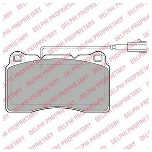 Колодки тормозные Delphi LP2045