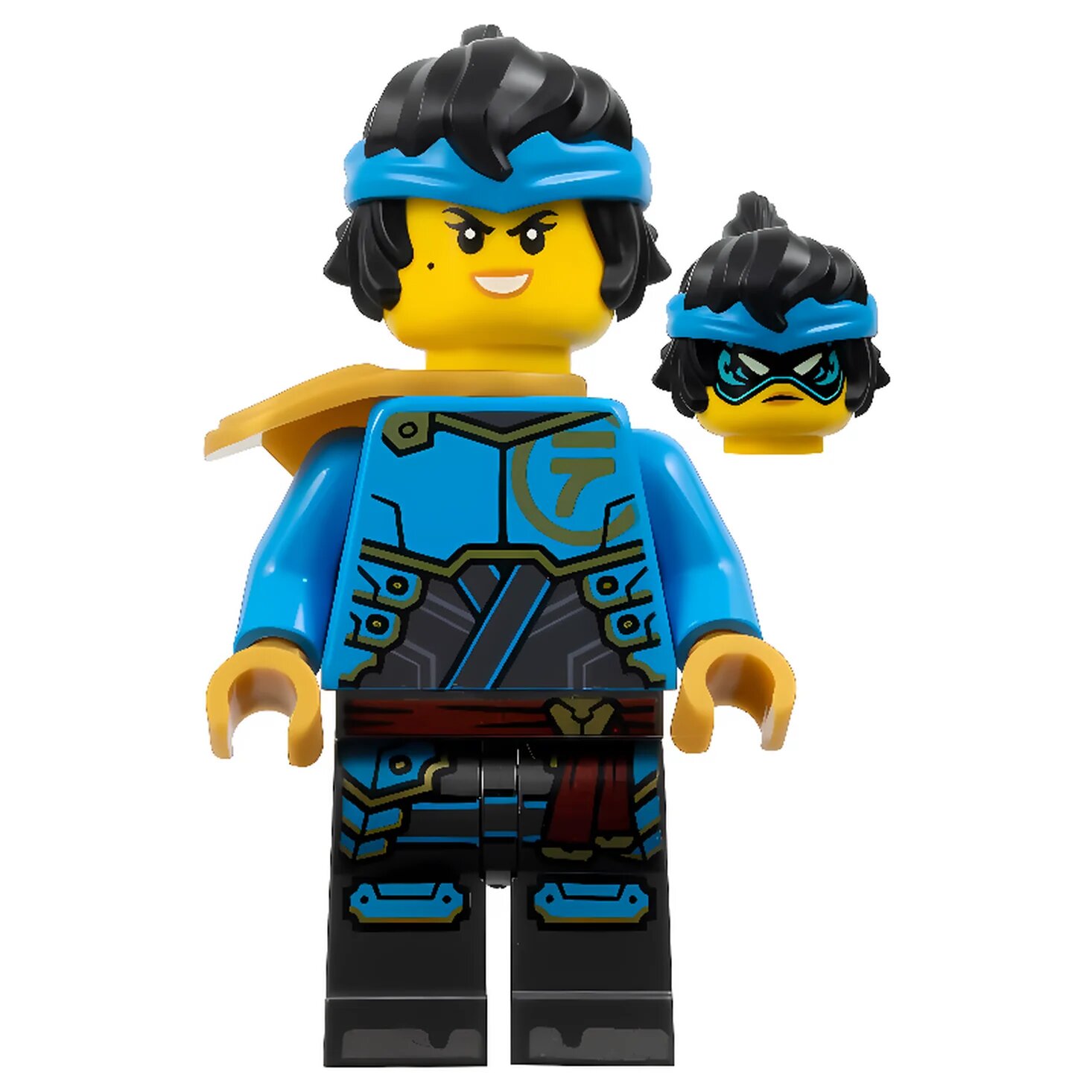 Минифигурка Lego NINJAGO Nya - Dragons Rising, Tunic with Large Armor Plates, Hair, Shoulder Pad njo0867 U
