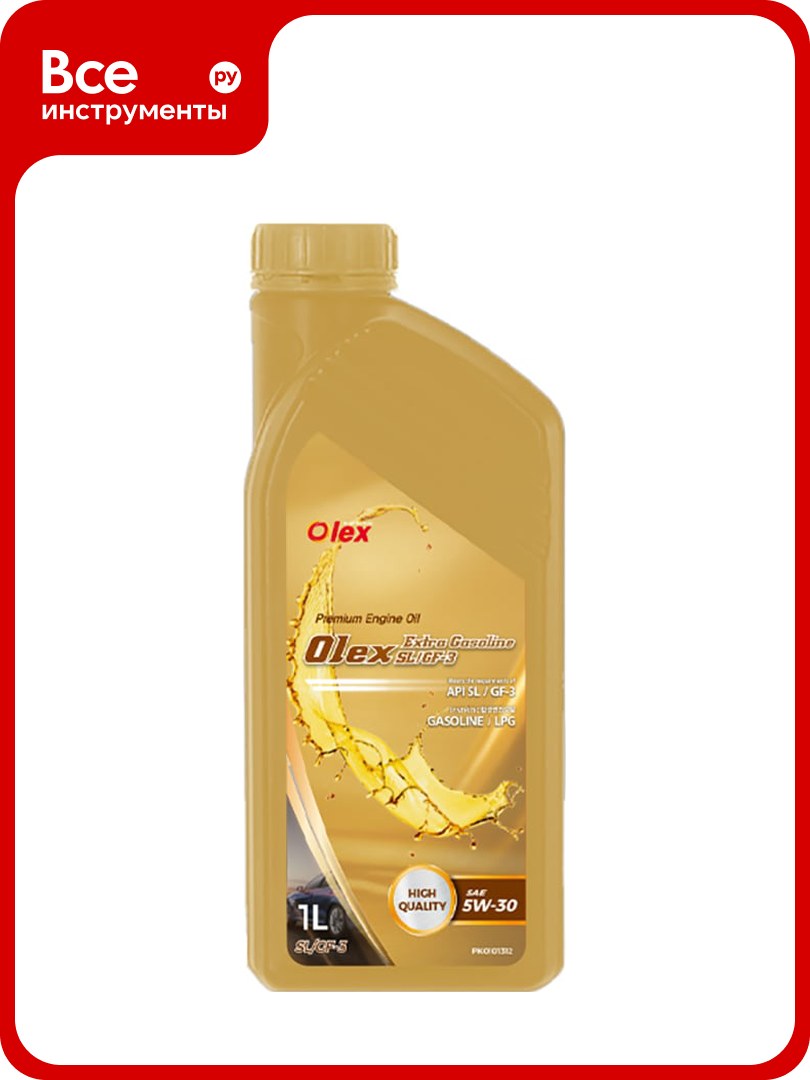 Масло моторное OLEX 1 л Extra Gasoline SL/GF-3 5W-30 PK0101312