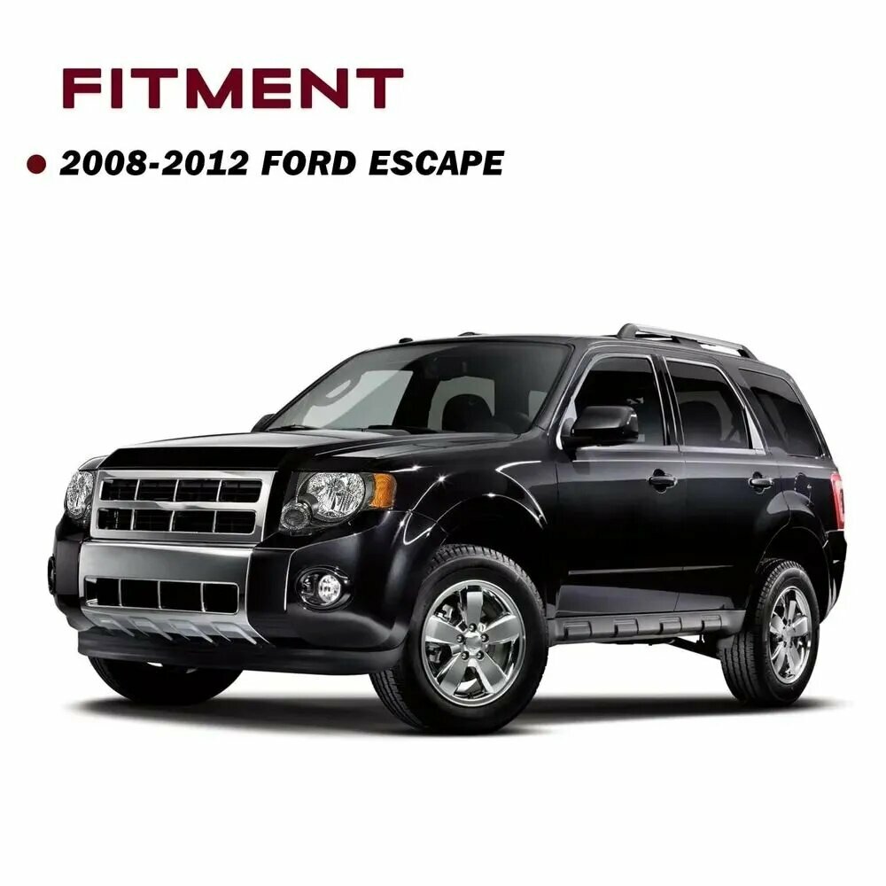 Фара автомобильная, 2 шт, арт. Форд Эксейп 2 2007-2012 Черное дно