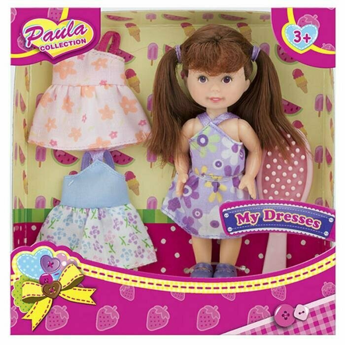 Игровой набор Paula "Модница" Брюнетка MC23001 , для девочек