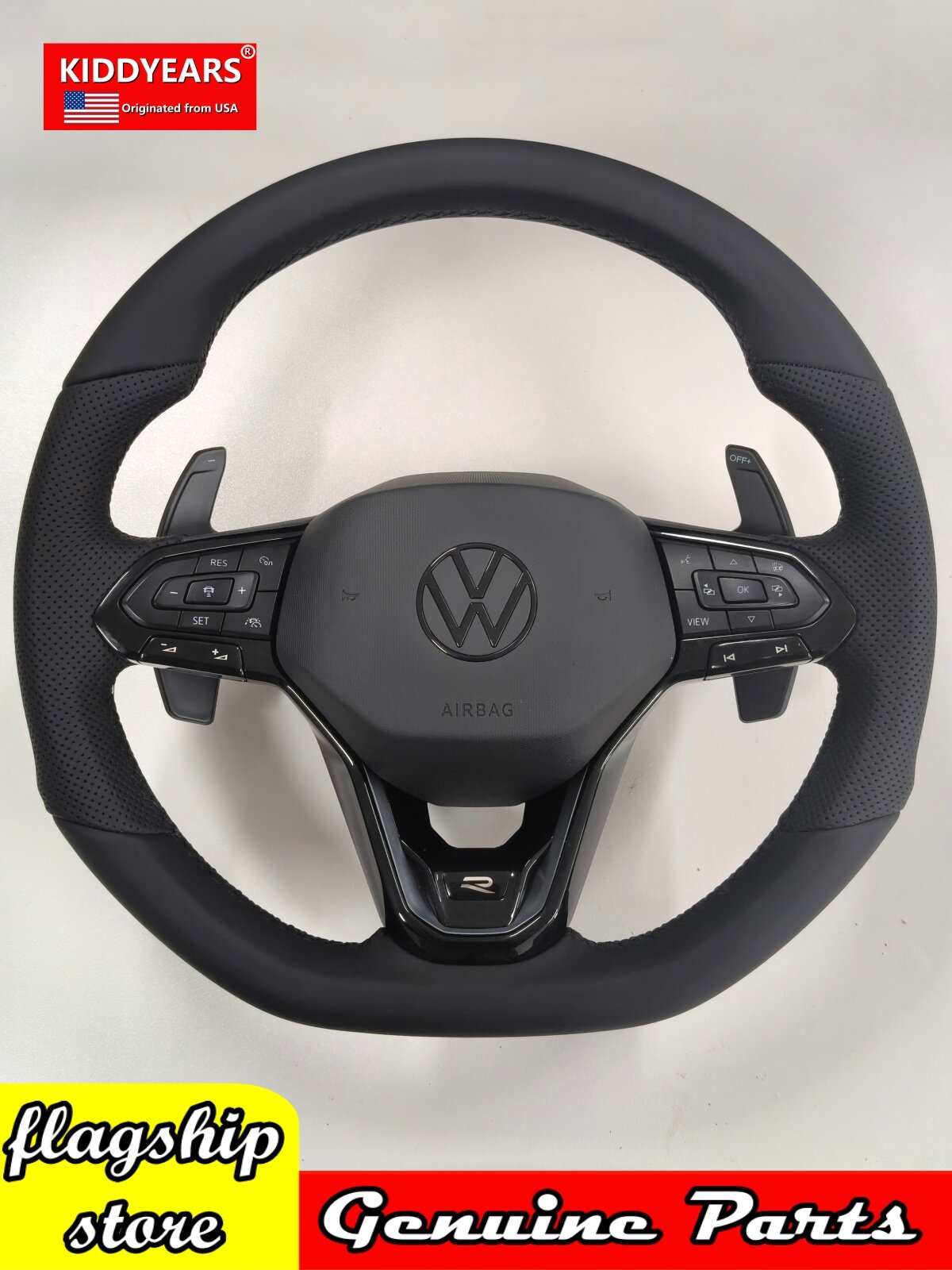 Для рулей Volkswagen с лепестками (Golf 6/7, Jetta, Polo, Tiguan и др