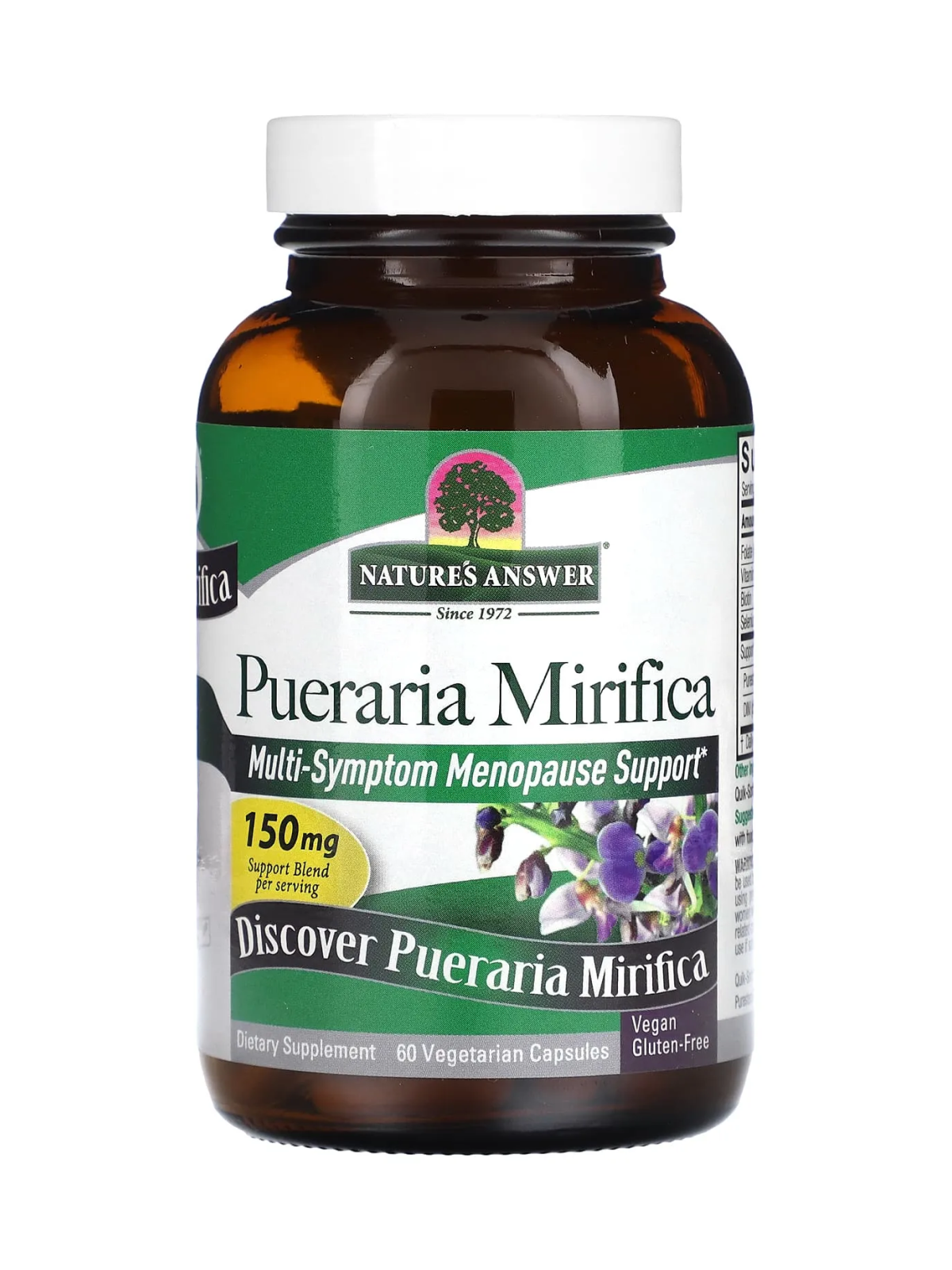 Пуэрария Мирифика, Pueraria Mirifica, Nature's Answer, 60 капсул