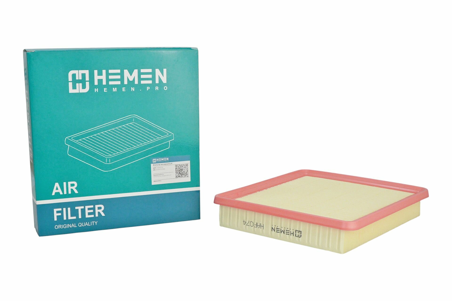 Фильтр воздушный HEMEN Geely Coolray, Belgee X50 1,5T (HAF074)