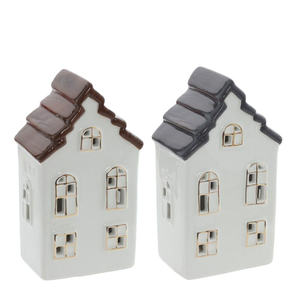Изделие декоративное "Домик" с подсветкой ( L=R44x2), L=, L=7,5 W=5,5 H=14 см, 2в. (без выбора цвета/варианта)
