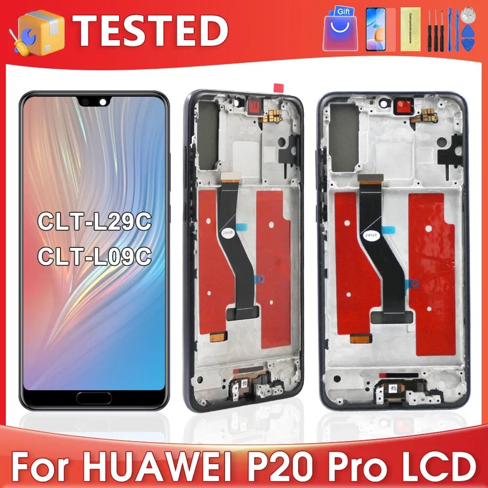 Дисплей для HUAWEI P20 Pro CLT-L29C Black TFT FP 6.1"