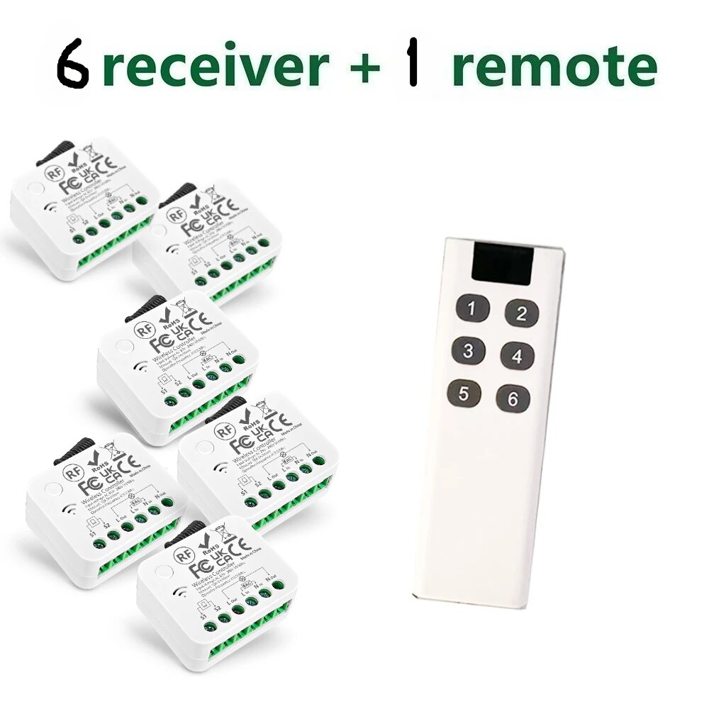 Беспроводной пульт дистанционного управления Deze RF433Mhz для освещения