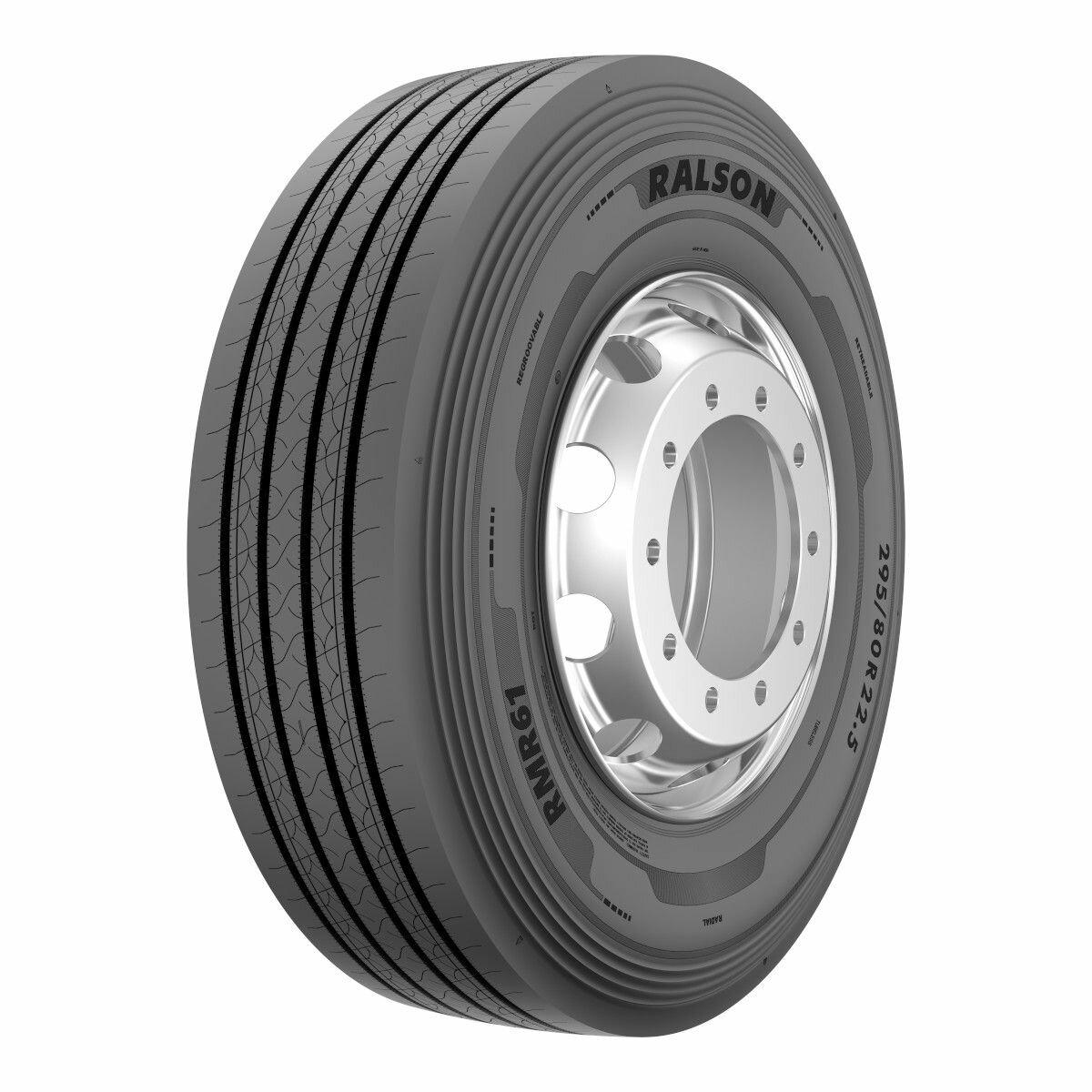 Грузовые шины всесезонные RALSON RMR 61 385/65 R22.5 164/K PR20 TL Рулевая M+S/3PMSF