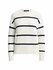 Свитер Lauren Ralph Lauren Striped ribbed-knit sweater, размер 42, , бежевый/бел...
