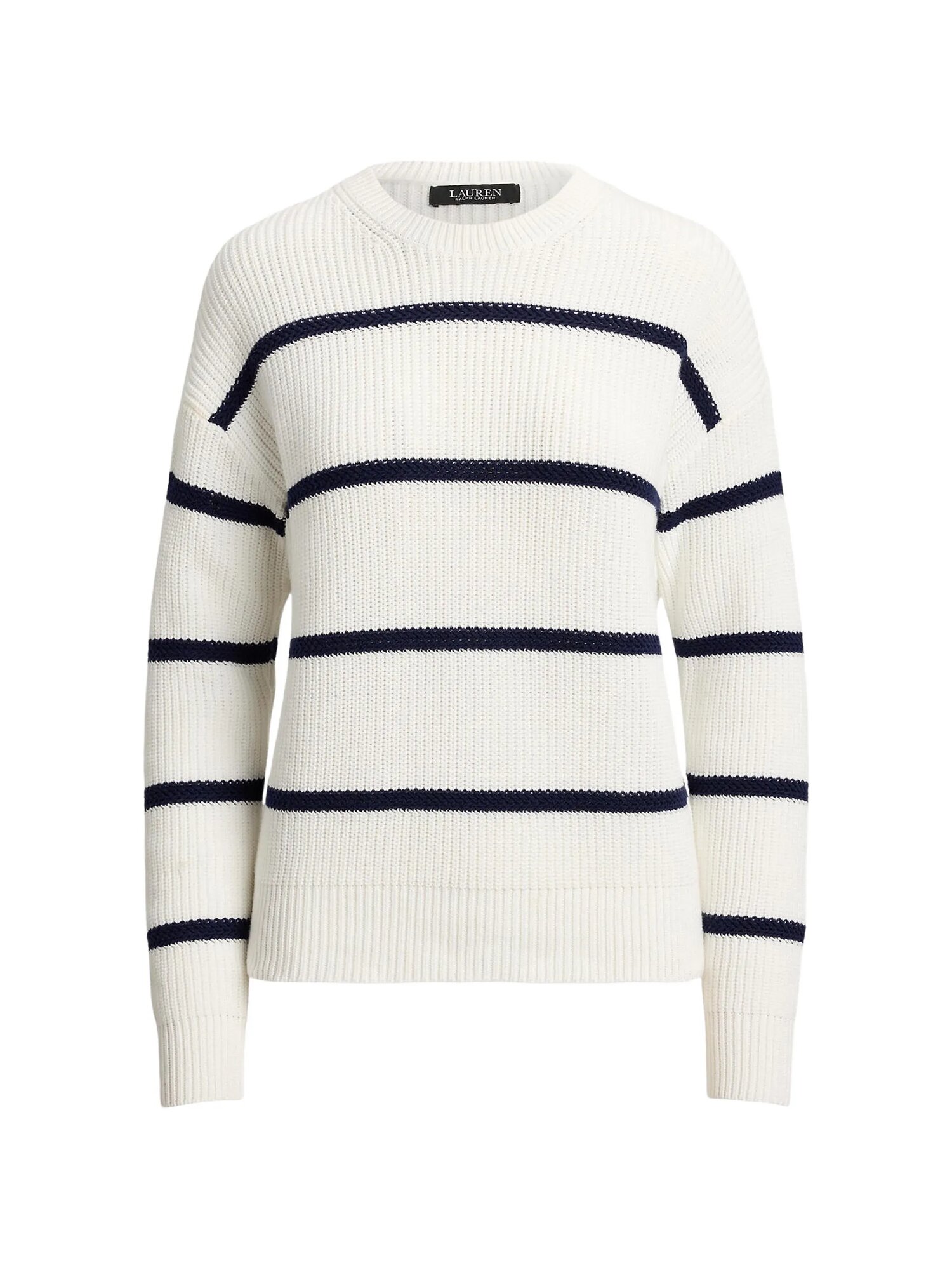 Свитер Striped ribbed-knit sweater