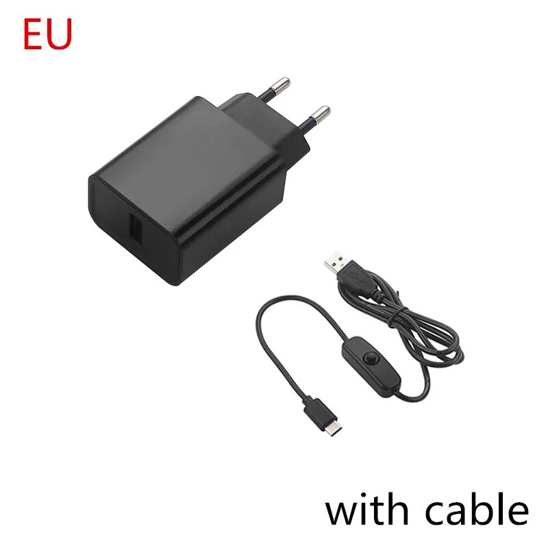 Адаптер питания EU 5В 3А для Raspberry Pi 4
