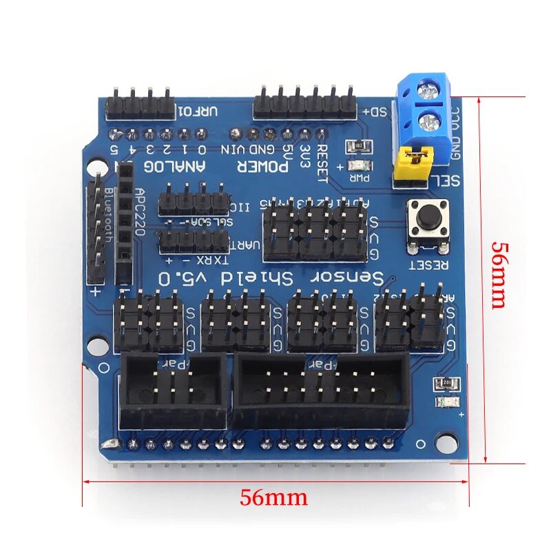 Модуль датчиков Sensor Shield v5.0 Black, Model Number: 1pcs
