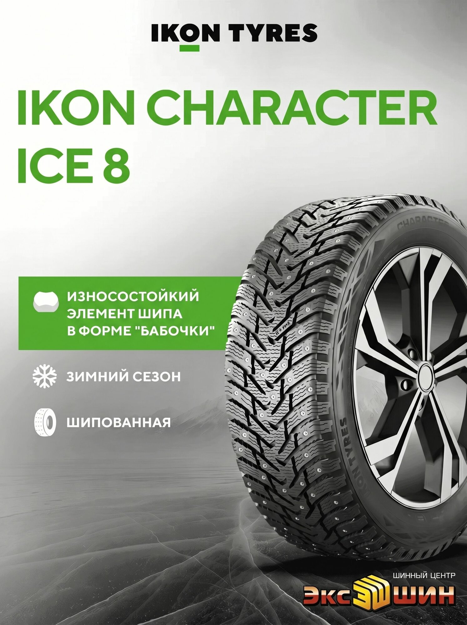 175/65R15 88T Ikon Tyres (Nokian Tyres) Character Ice 8