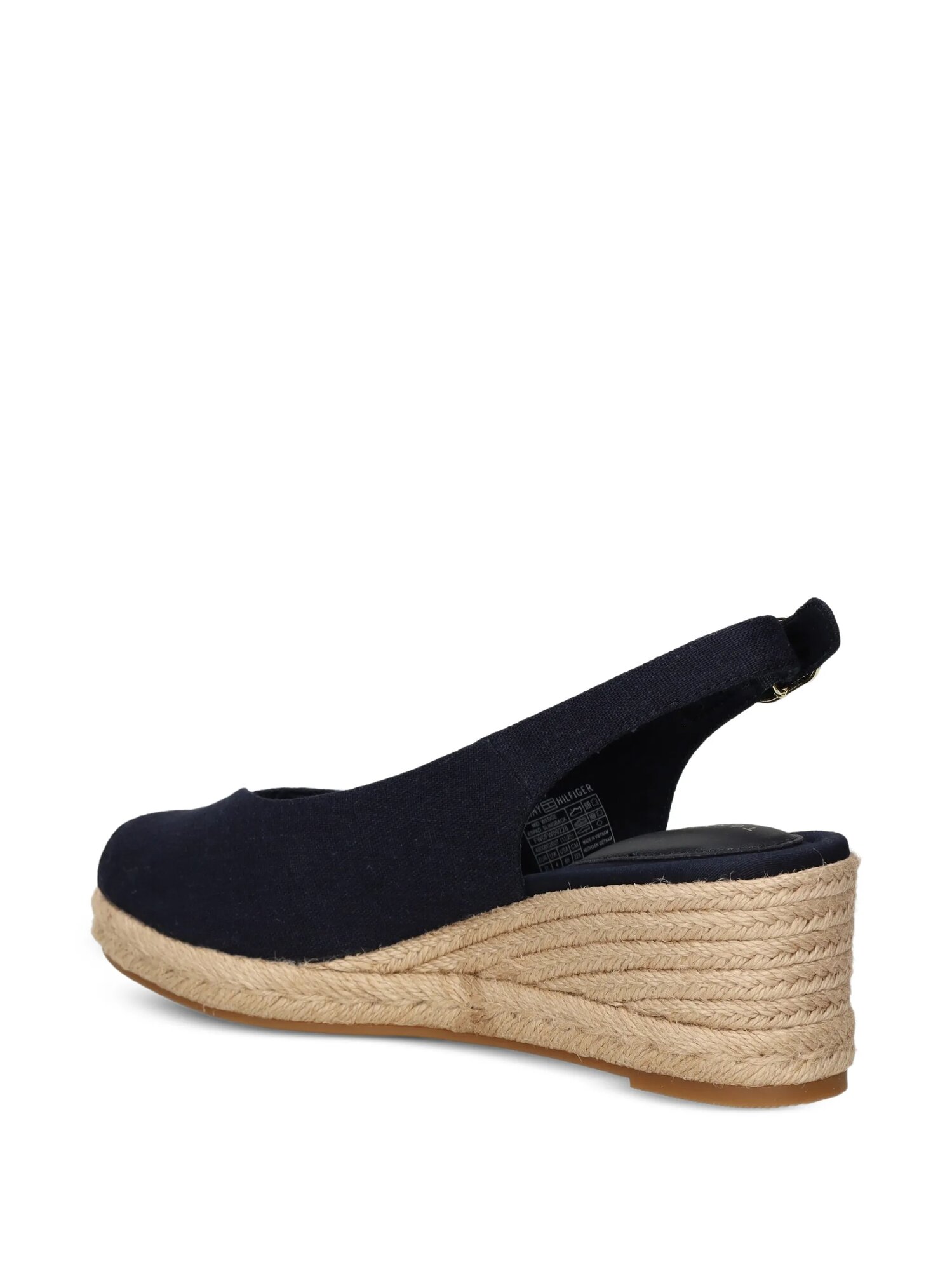 Эспадрильи TOMMY HILFIGER Slingback wedge espadrilles, размер 38 EU, blue — фото 1