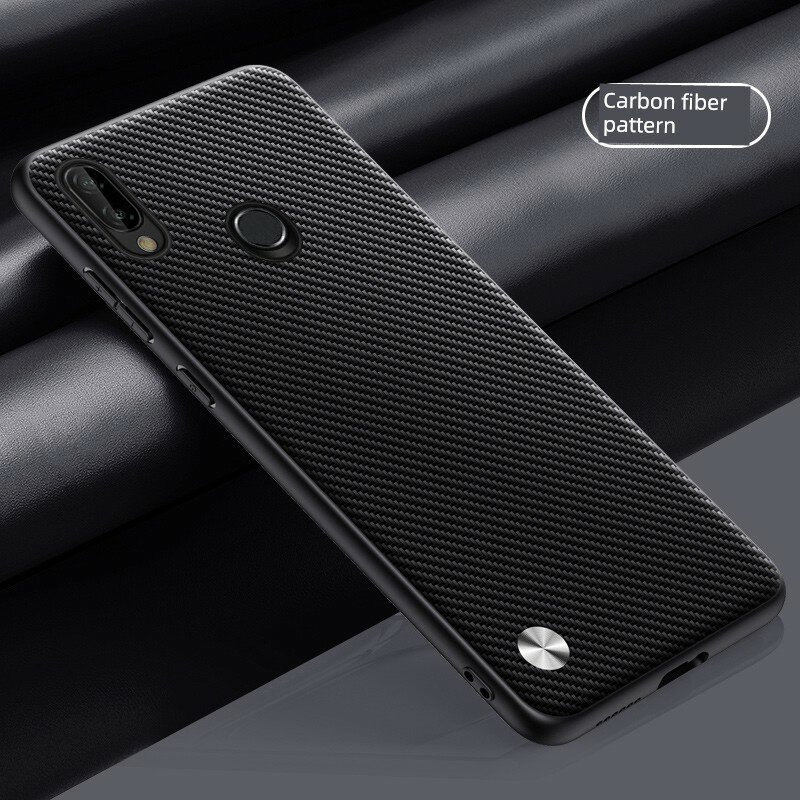 Чехол для Honor 8X Max Структура углеродного волокна полный защитный чехол противоударный