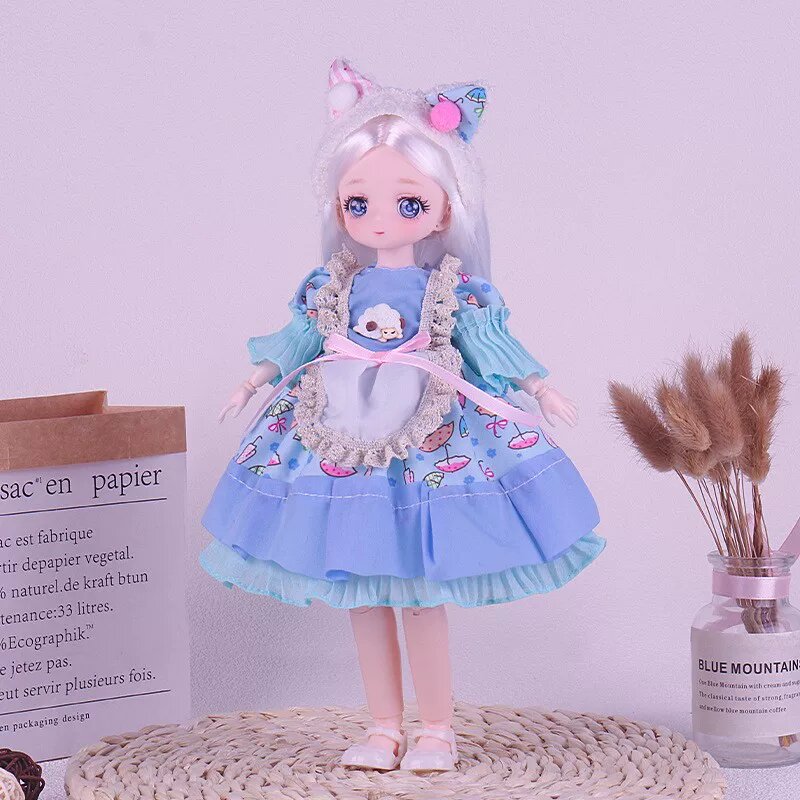 Одежда для куклы BJD в масштабе 1/6, 30cm нарядов для куклы-девочки, костюм для переодевания, Лолита A22_(Без куклы)